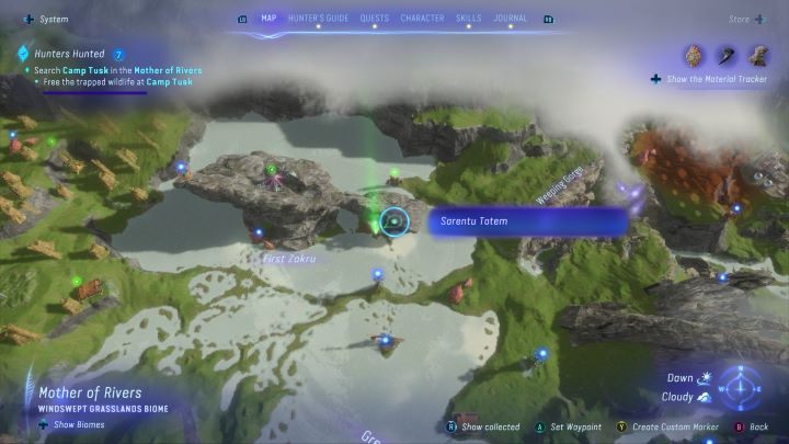 Avatar Frontiers of Pandora: All Sarentu Totems - gamepressure.com