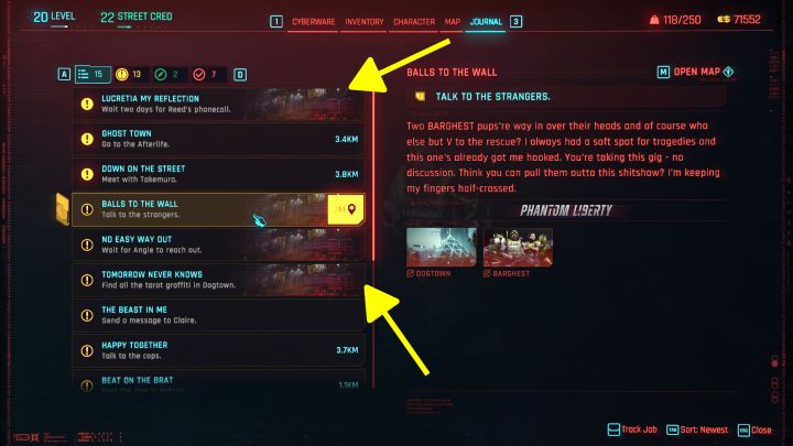Cyberpunk Phantom Liberty: Dogtown district map - gamepressure.com