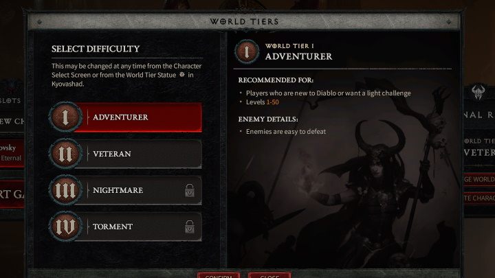 Diablo 4: Difficulty levels, World Tiers | gamepressure.com
