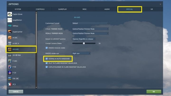 DCS AH-64D Apache: George AI Helper - how to use AI crew member? - gamepressure.com