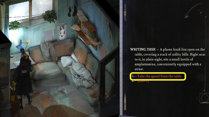 Disco Elysium: Split a kilo with Cuno - walkthrough | gamepressure.com