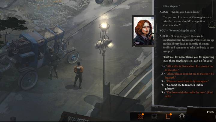 Disco Elysium: Dead body on the boardwalk - walkthrough | gamepressure.com