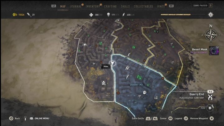 Dying Light 2: Inhibitors (Quarry End) - list of all - gamepressure.com