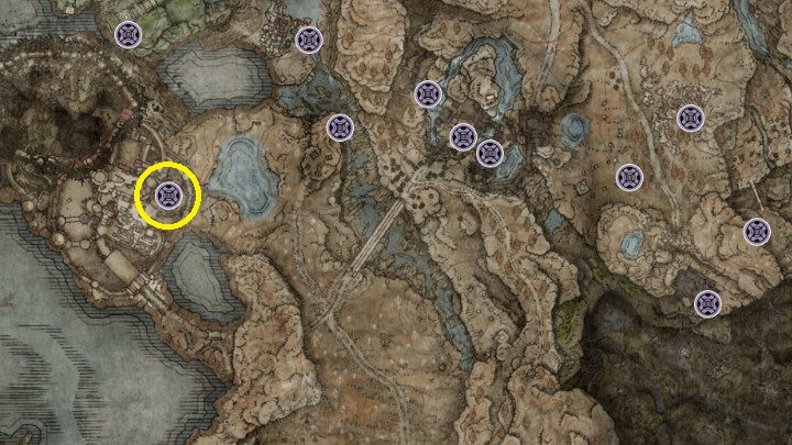 Shadow of the Erdtree: All Talismans map - gamepressure.com