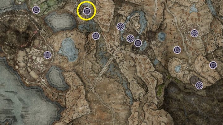 Shadow of the Erdtree: All Talismans map - gamepressure.com