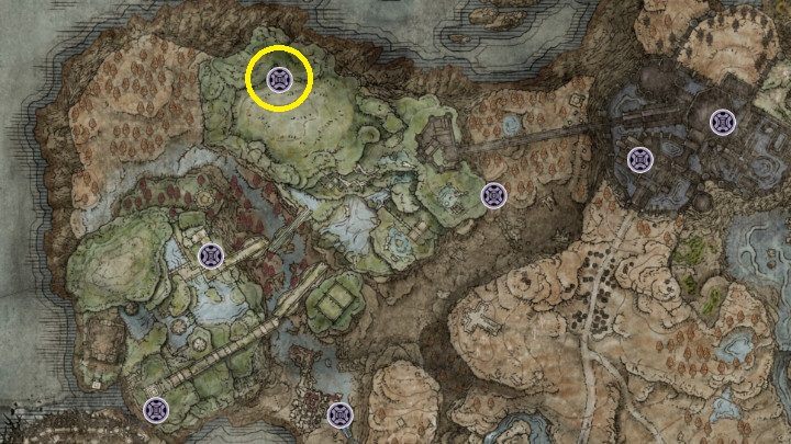 Shadow of the Erdtree: All Talismans map - gamepressure.com