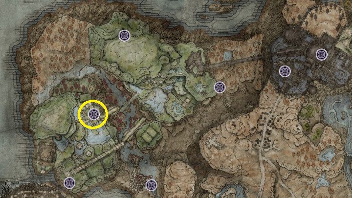 Shadow of the Erdtree: All Talismans map - gamepressure.com