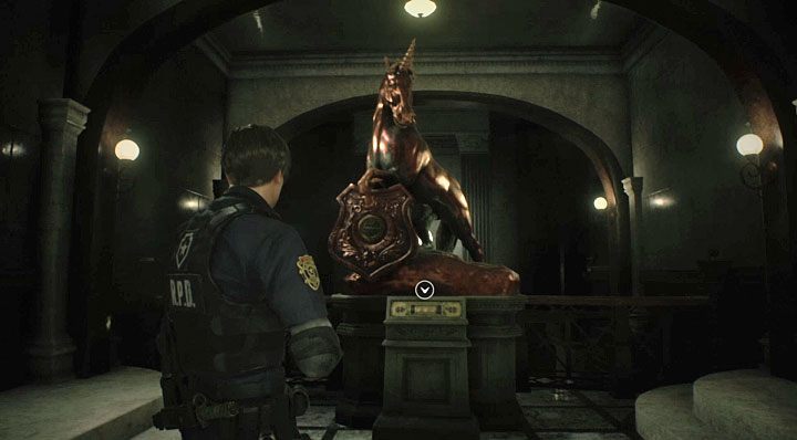 Resident Evil 2: How to solve the Unicorn Statue puzzle (Leon)? - gamepressure.com