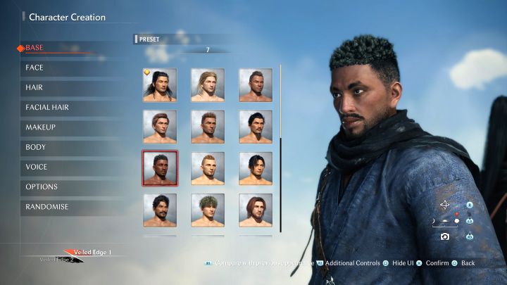 Rise of the Ronin: Character creator - gamepressure.com