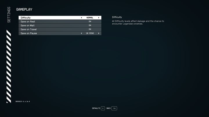 Starfield: Difficulty levels - gamepressure.com