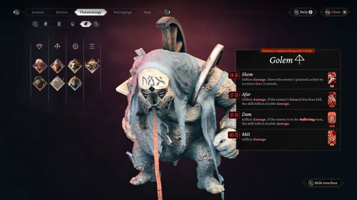 The Thaumaturge: How to beat Golem? - gamepressure.com